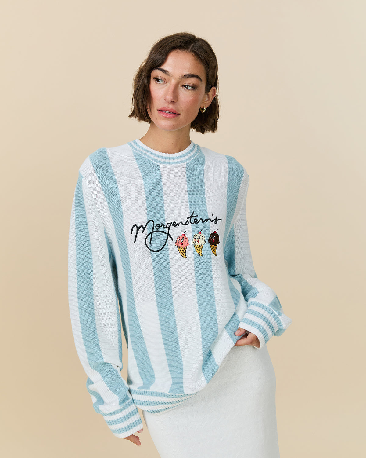 ROWING BLAZERS COTTON STRIPED SWEATER - BLUE – Morgenstern's Finest