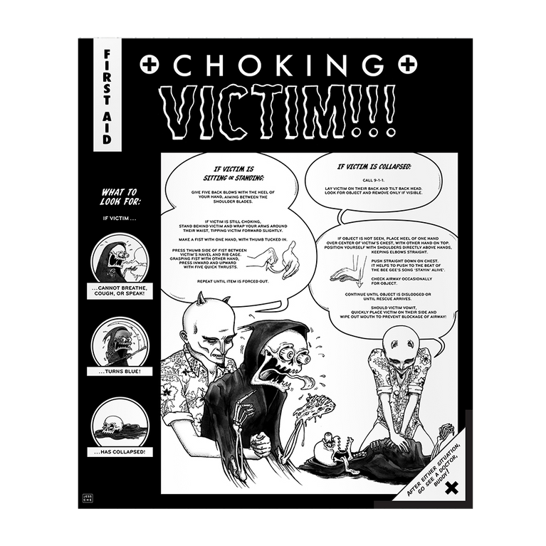 CHOKING VICTIM POSTER – Morgenstern's Finest